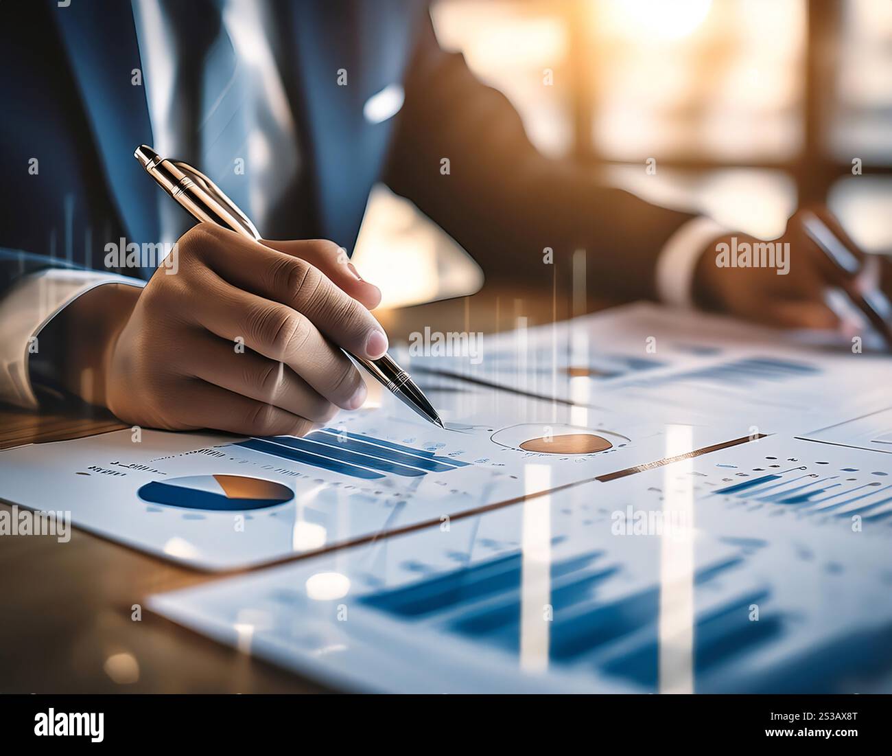 Illustration depicting a comprehensive analysis of results, showcasing ...