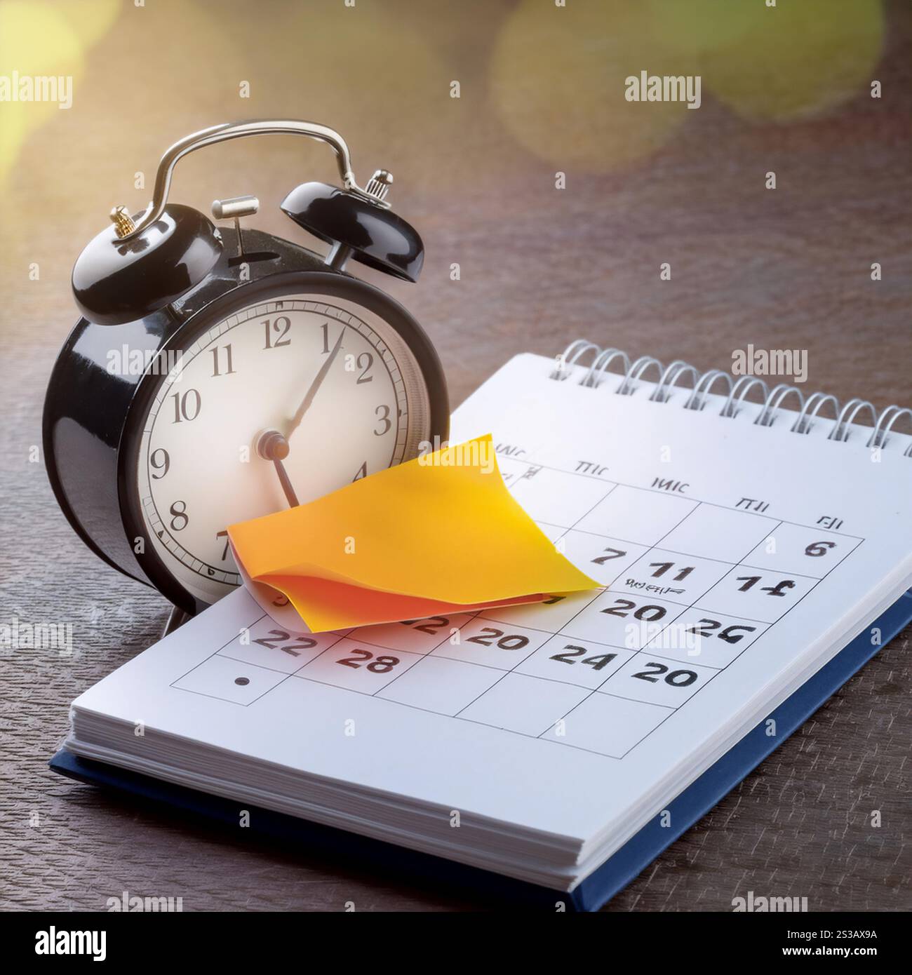 Illustration representing reminders and time management hi-res stock photography and images - Alamy