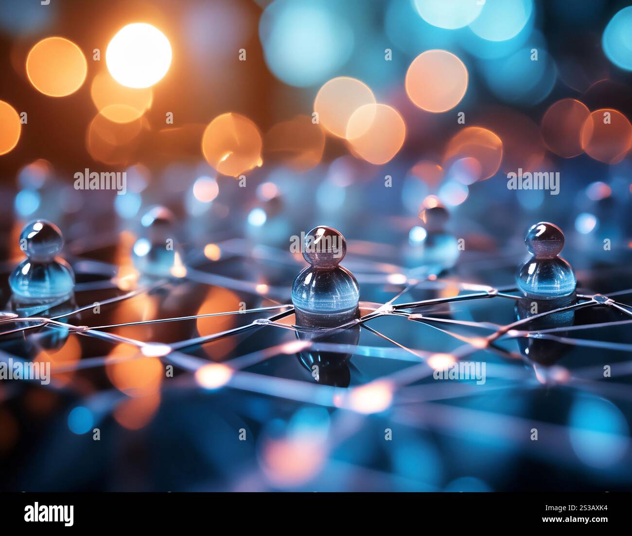 Illustration depicting social sharing on digital platforms hi-res stock ...