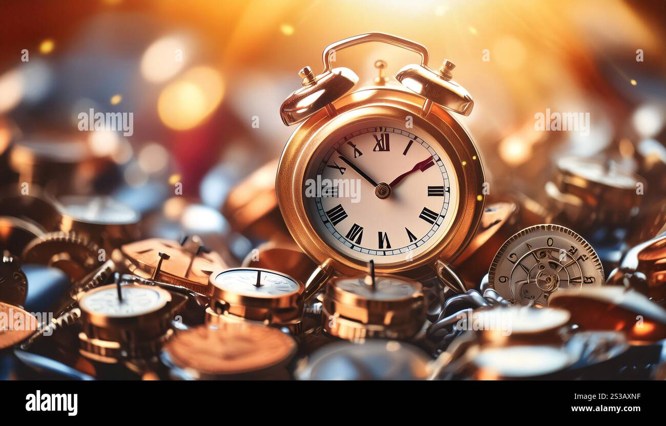 Illustration depicting the concept of urgency and immediate action hi ...