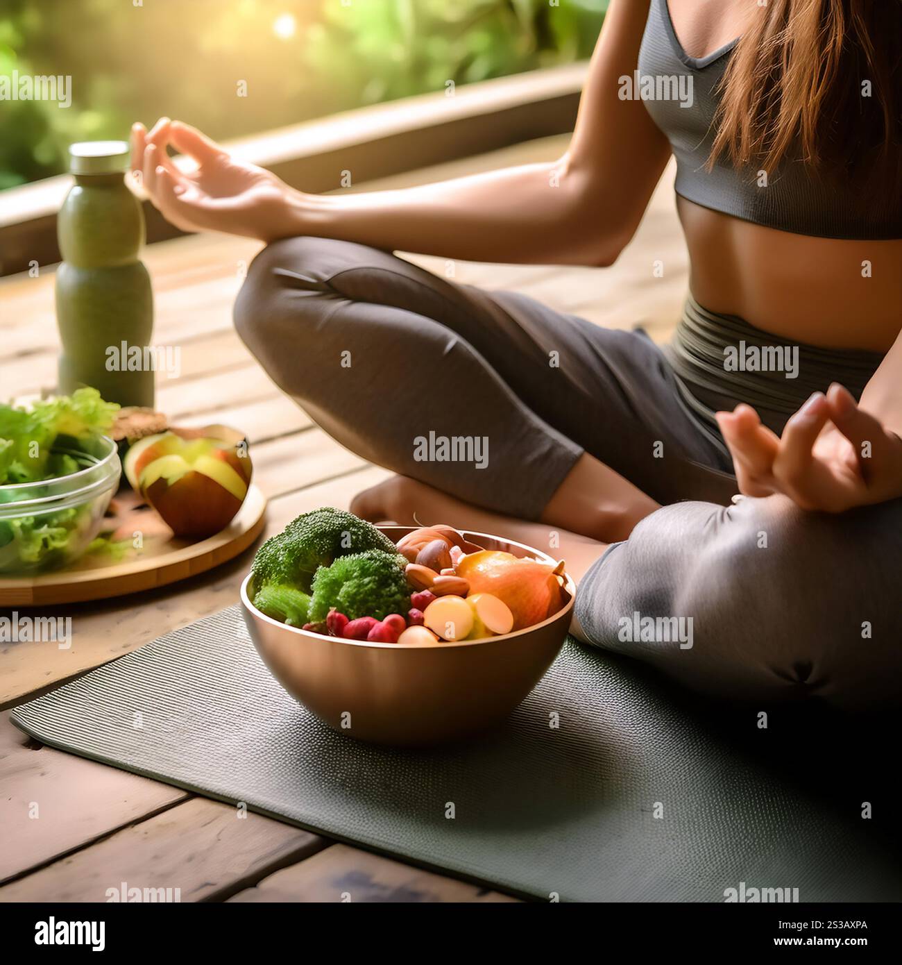 Illustration depicting various aspects of wellbeing and health ...