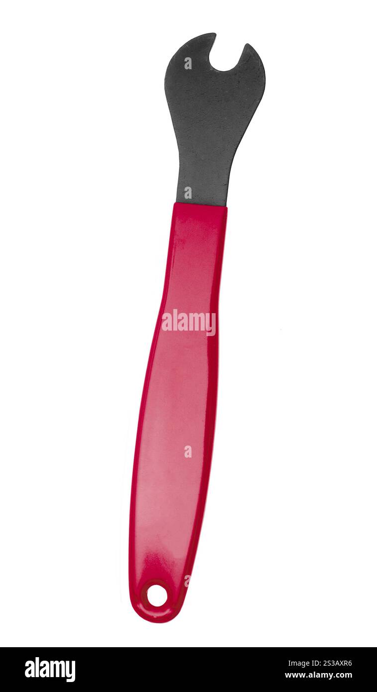 Red wrench isolated on white background. Red wrench isolated on white ...