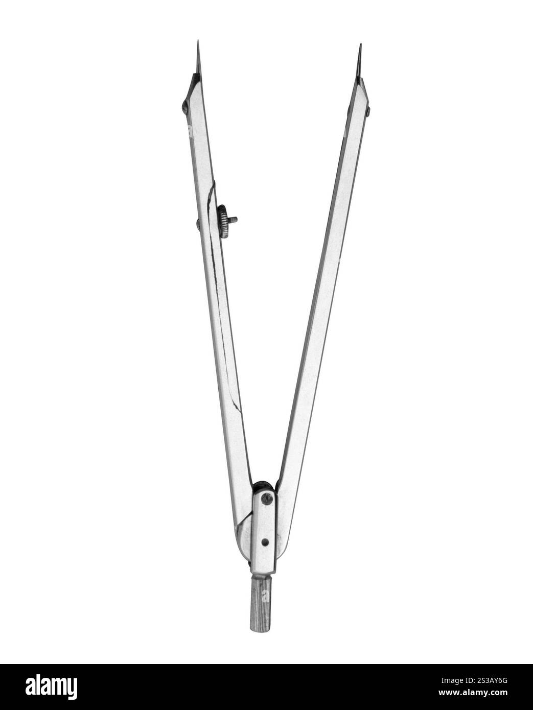 drafting compass isolated on white background. drafting compass ...