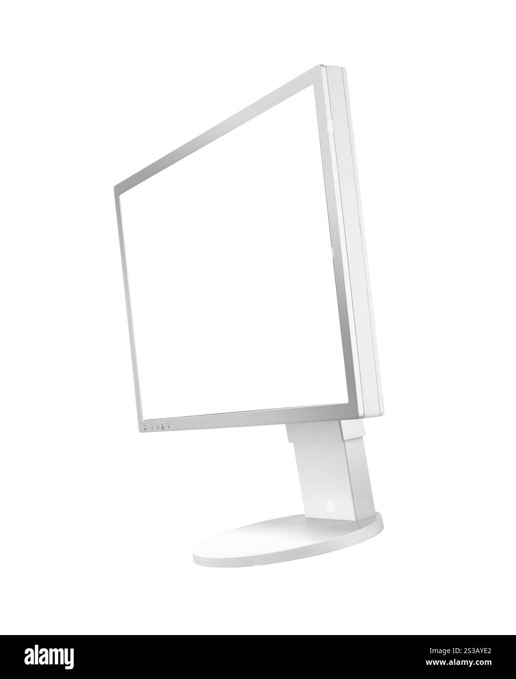 white monitor isolated on white background. white monitor Stock Photo ...