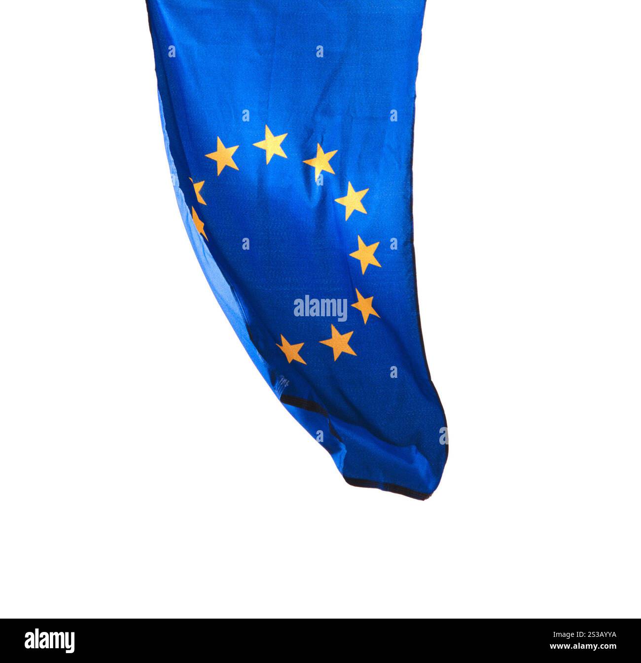 Flag of Europe isolated over white background. Flag of Europe isolated ...