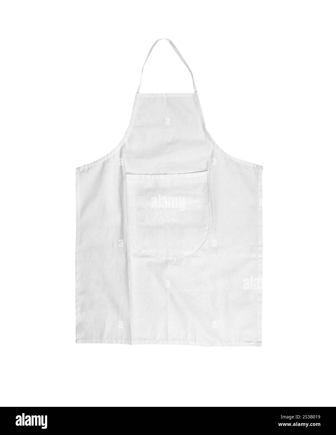 white female apron isolated on white background. white female apron ...