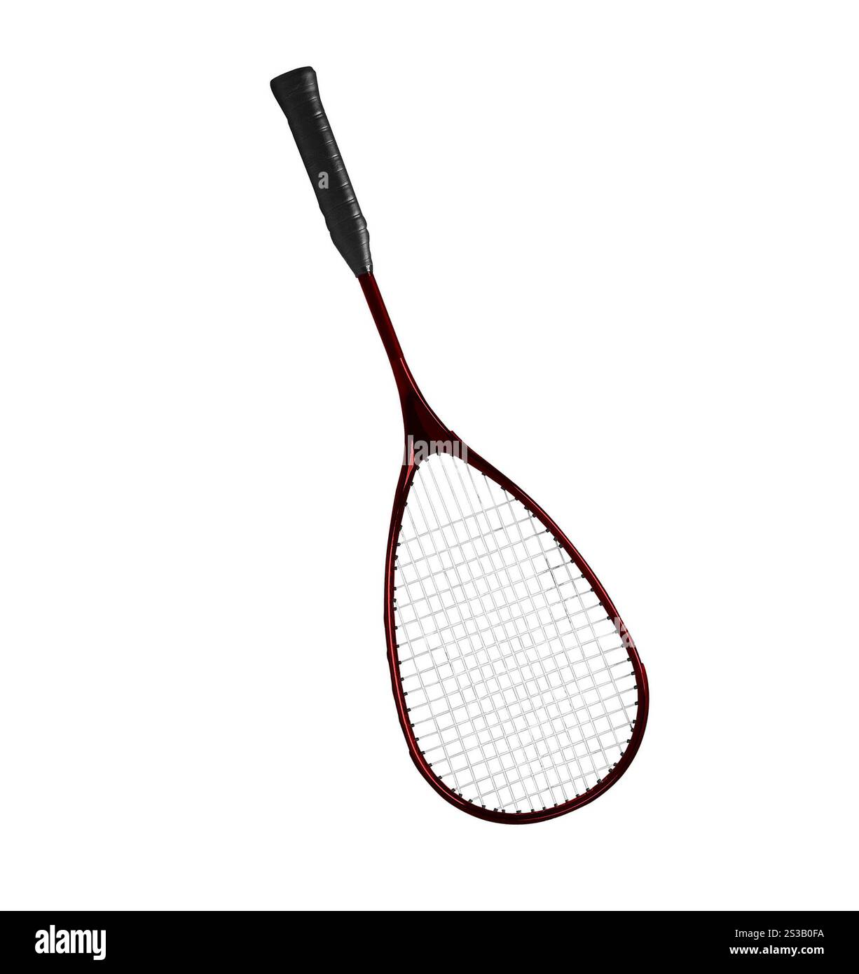 Badminton racket isolated on white background. Badminton racket on a ...