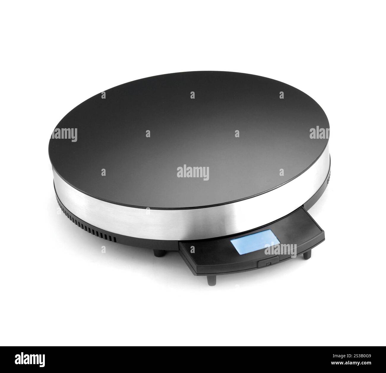 Electronic scales isolated on a white background. Electronic scales ...