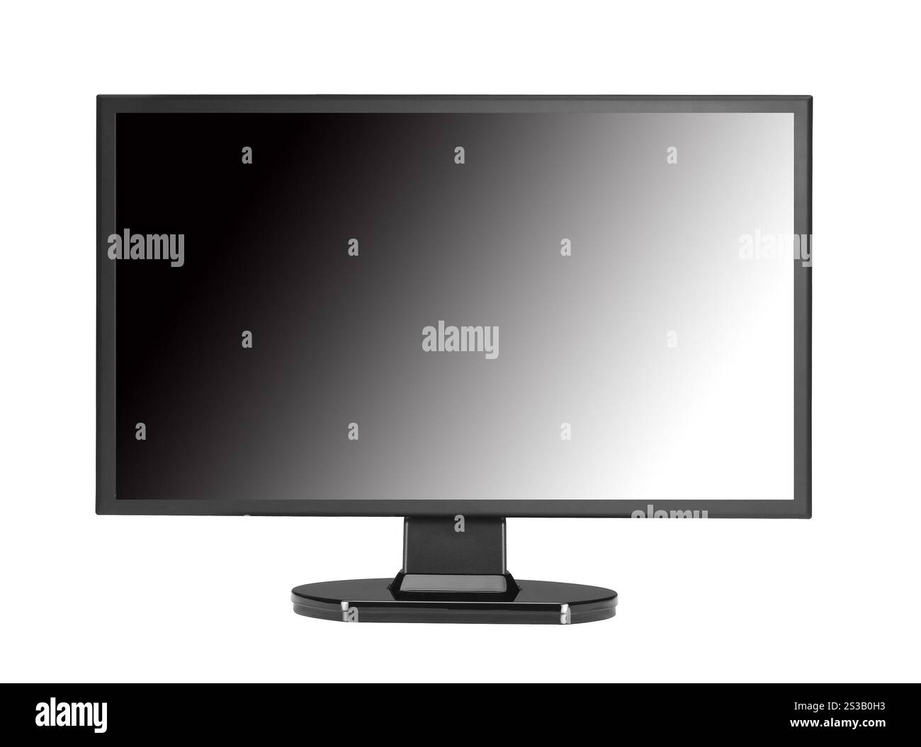 LCD monitor isolated on white background. LCD monitor Stock Photo - Alamy