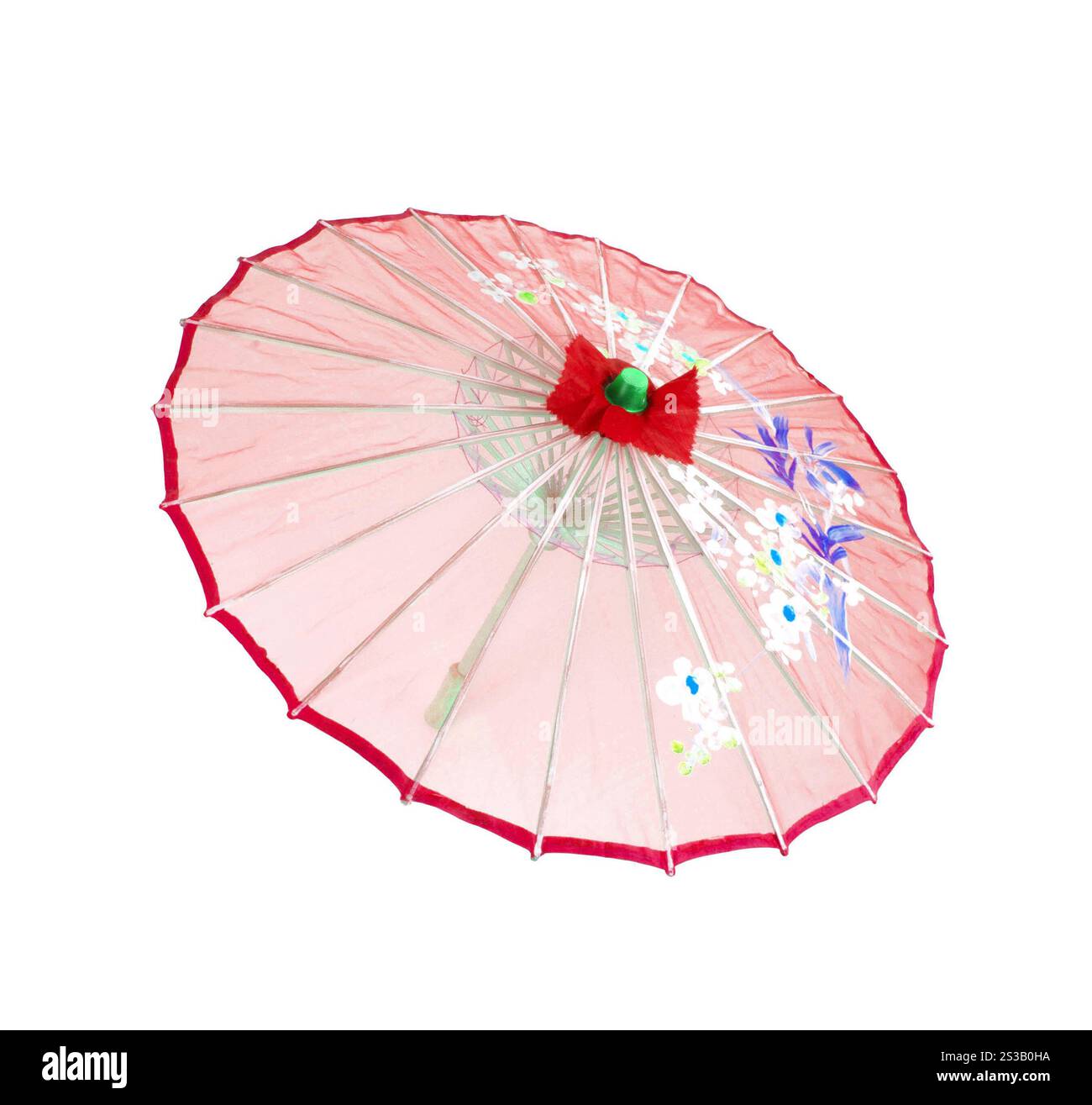 chinese Umbrella isolated on white background. chinese Umbrella Stock ...