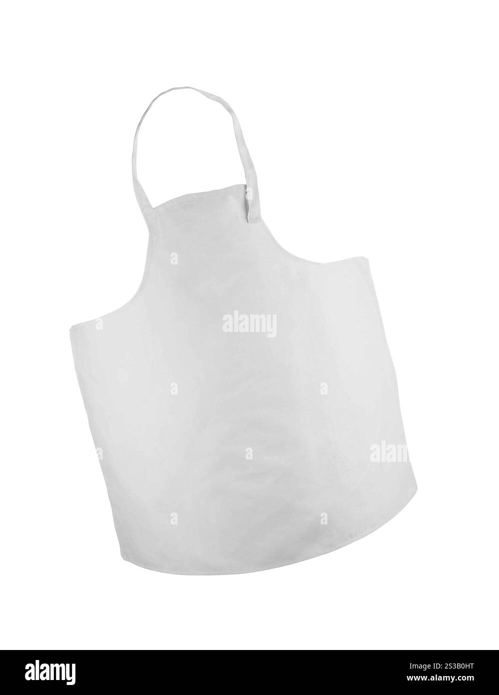 white apron isolated on white background. white apron Stock Photo - Alamy