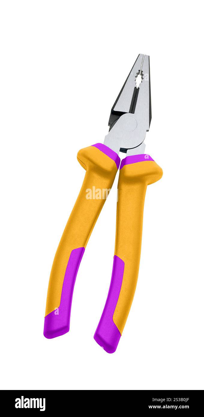 combination pliers isolated on white background. combination pliers ...