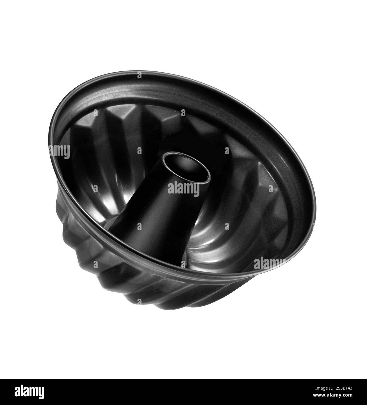 Cake tin isolated on a white background. Cake tin isolated Stock Photo ...