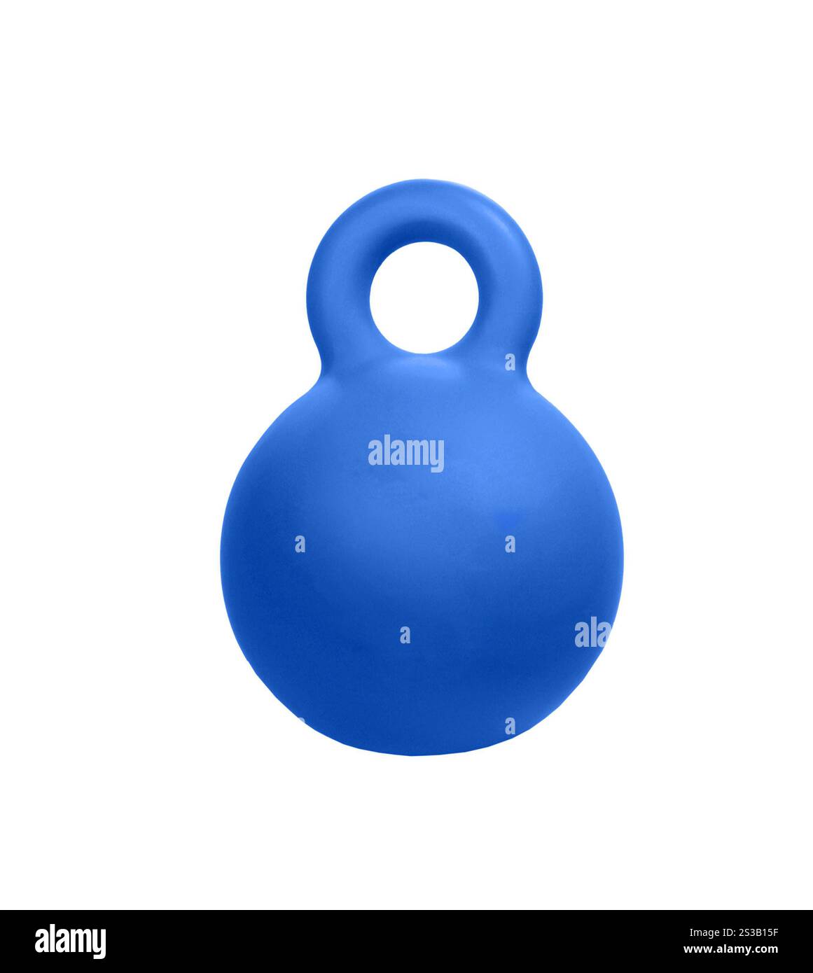 old blue weight, isolated. old russian weight, isolated Stock Photo - Alamy