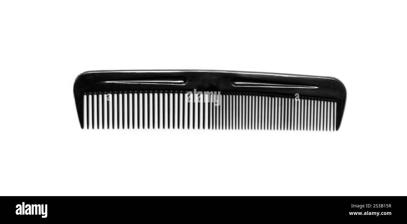 comb isolated on white close up look isolated on white background. comb ...
