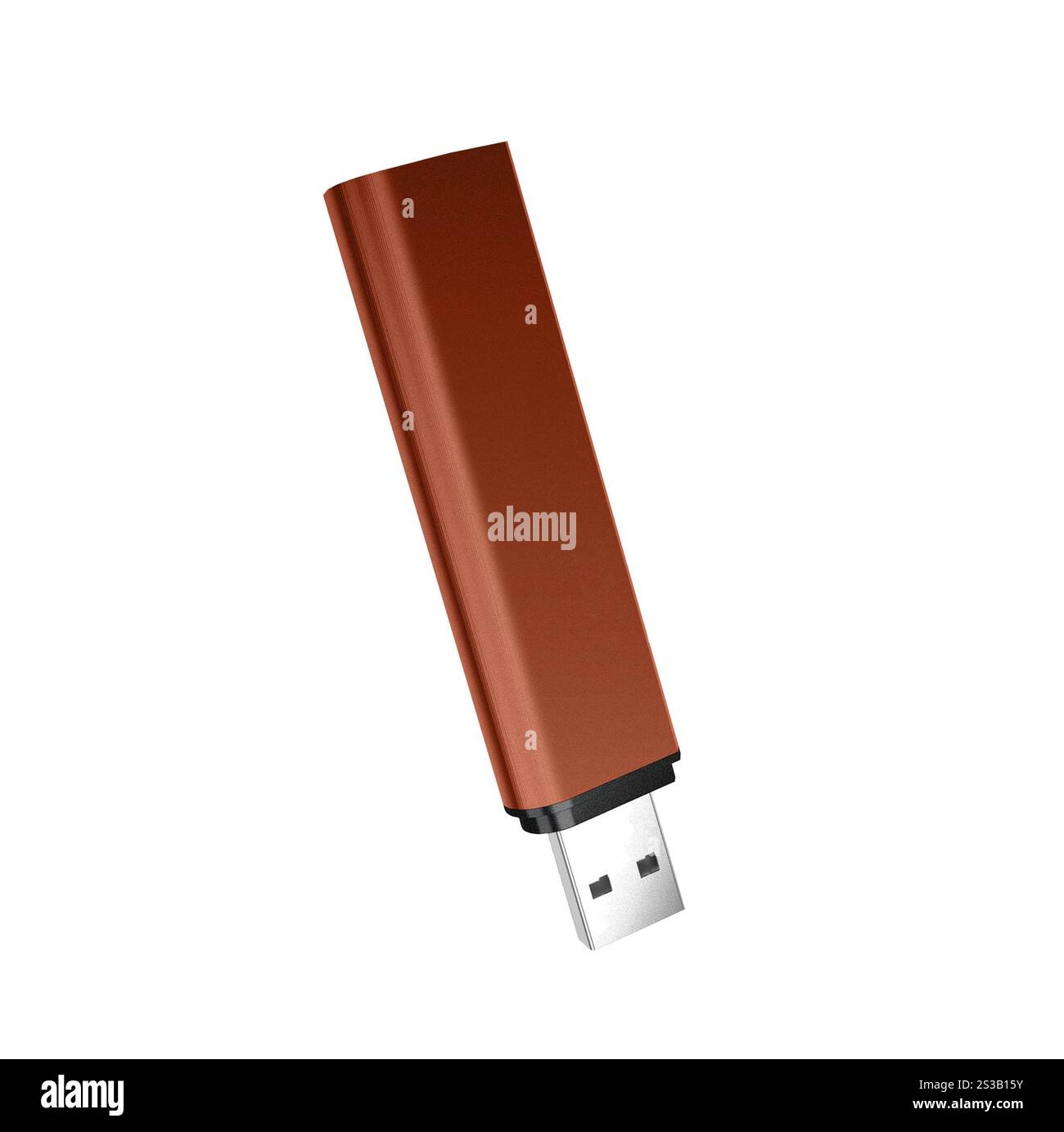 Usb flash drive on the white background Stock Photo - Alamy