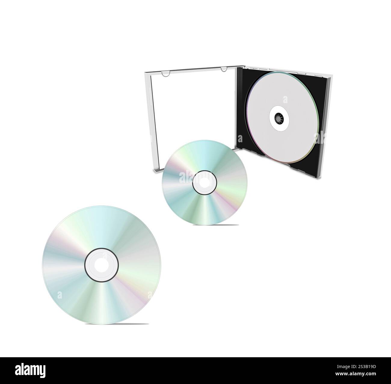 DVD case isolated on a white background. DVD case isolated Stock Photo ...