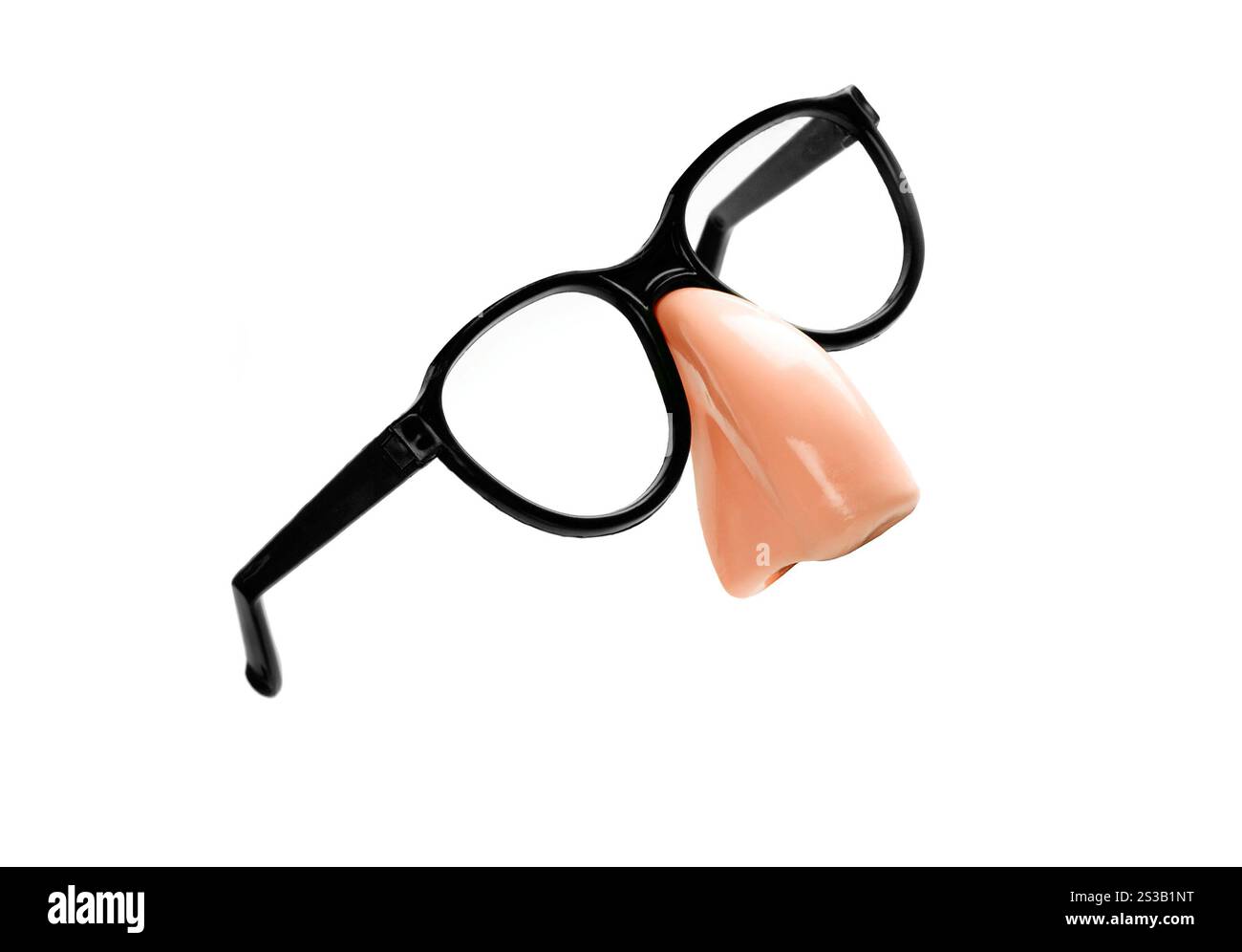 Funny disguise glasses and nose isolated. Funny disguise glasses and nose Stock Photo - Alamy