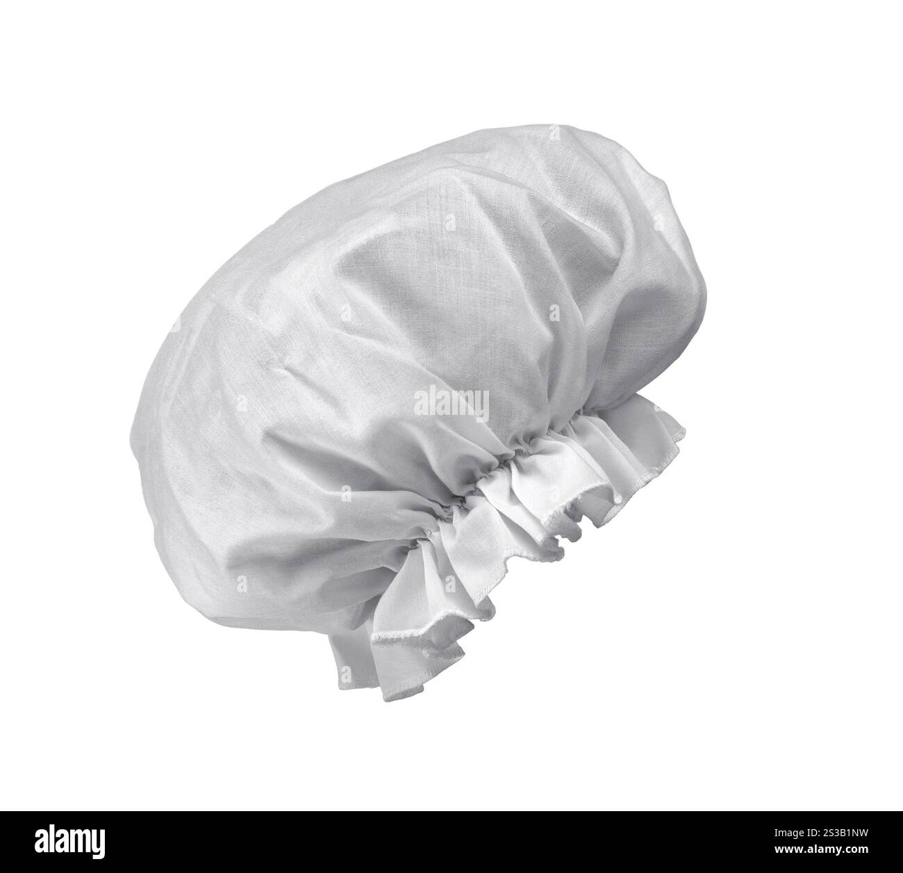 material hat isolated on white background. chef hat Stock Photo - Alamy