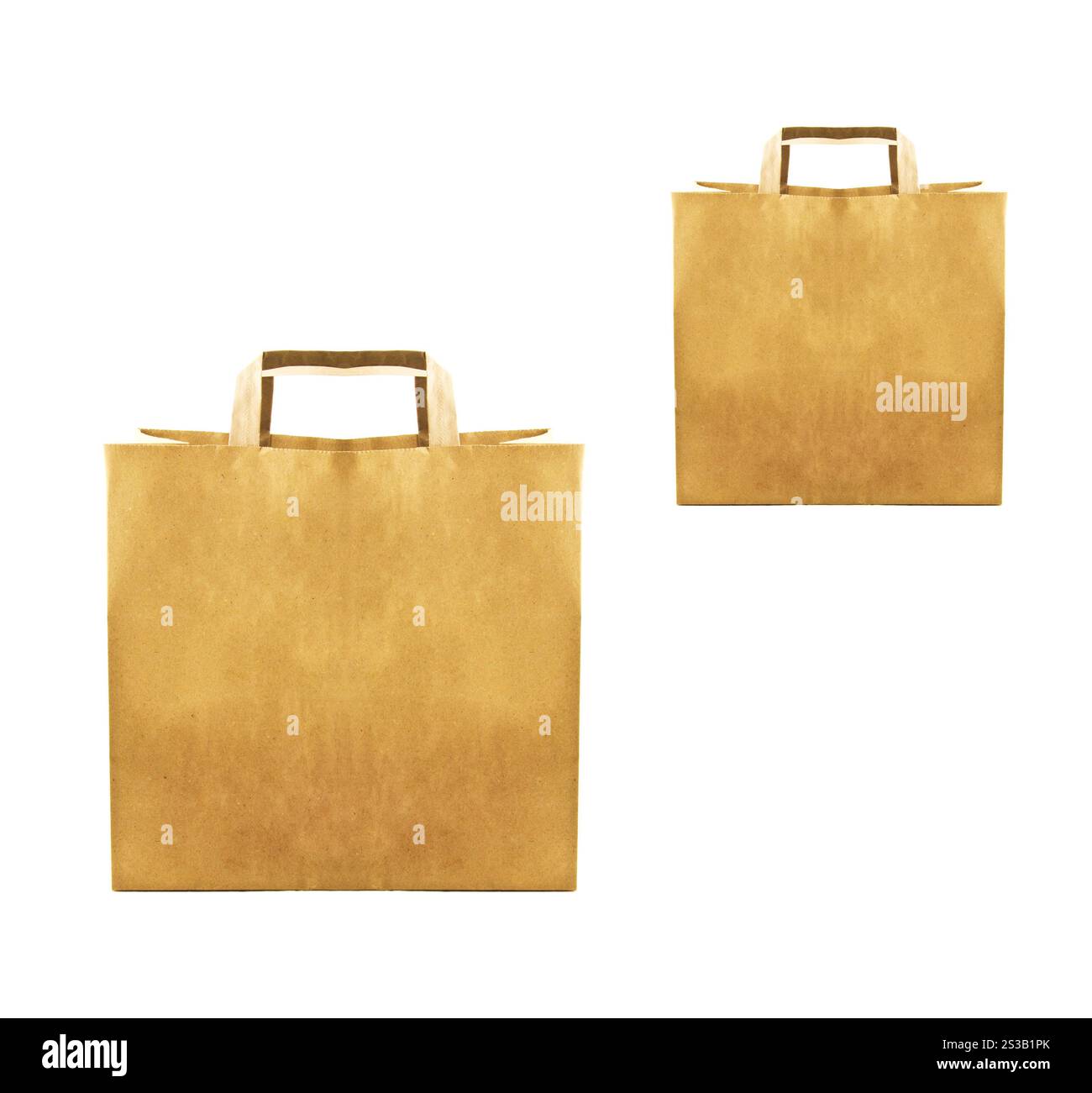 Paper bags isolated on white background. Paper bags isolated Stock ...