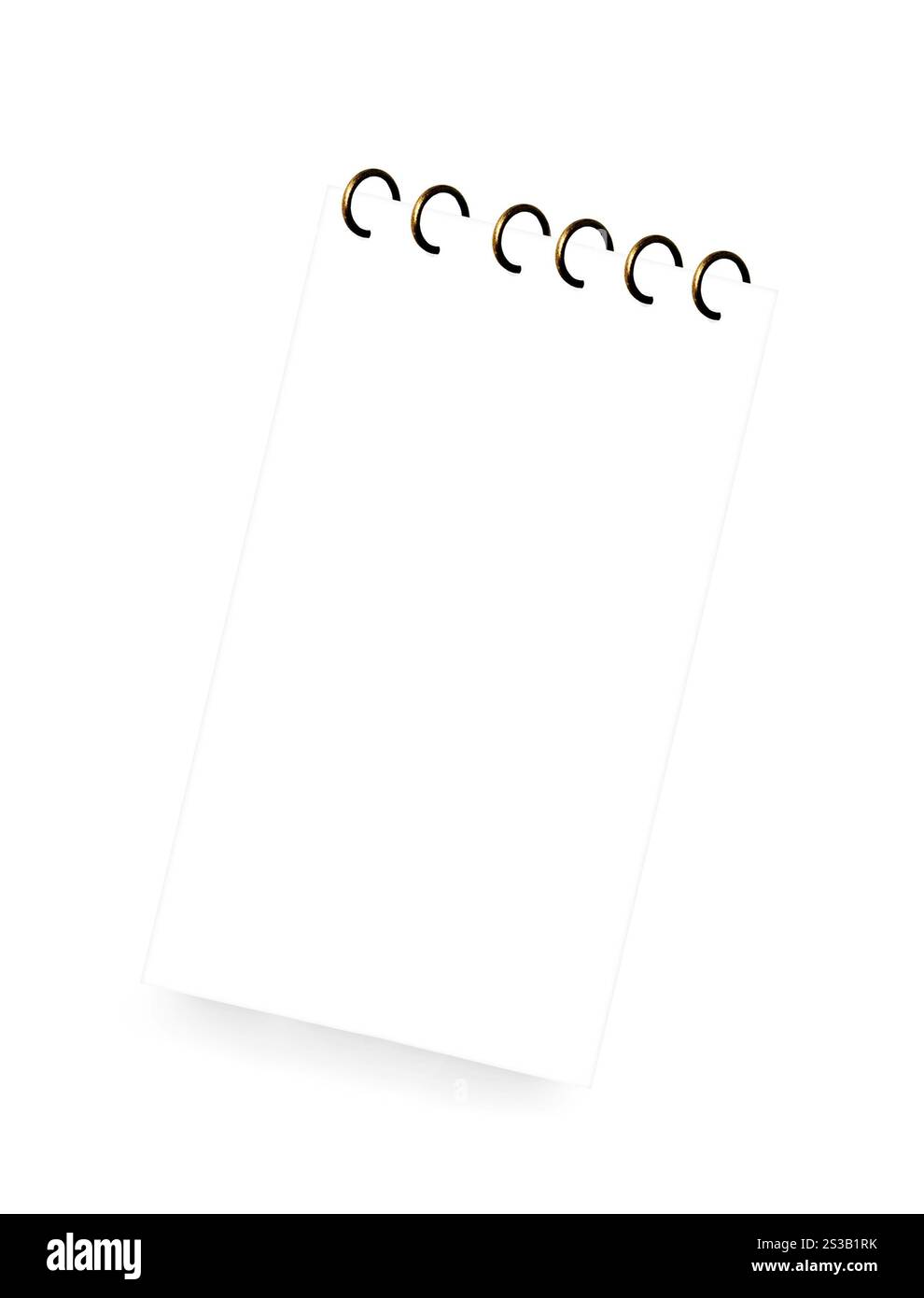 blank background. paper spiral notebook. paper spiral notebook Stock ...