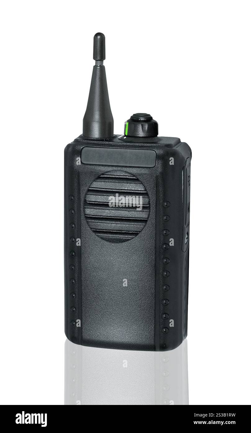 portable radio sets on a white background. portable radio sets Stock ...