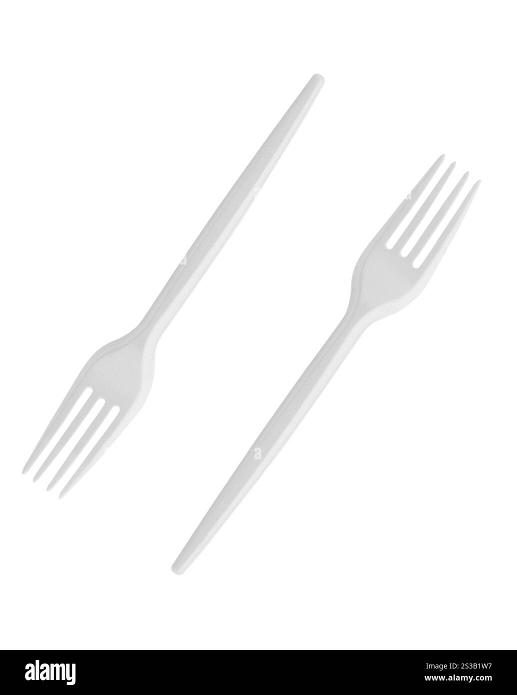 Plastic Forks isolated on white background. Plastic Forks on White ...