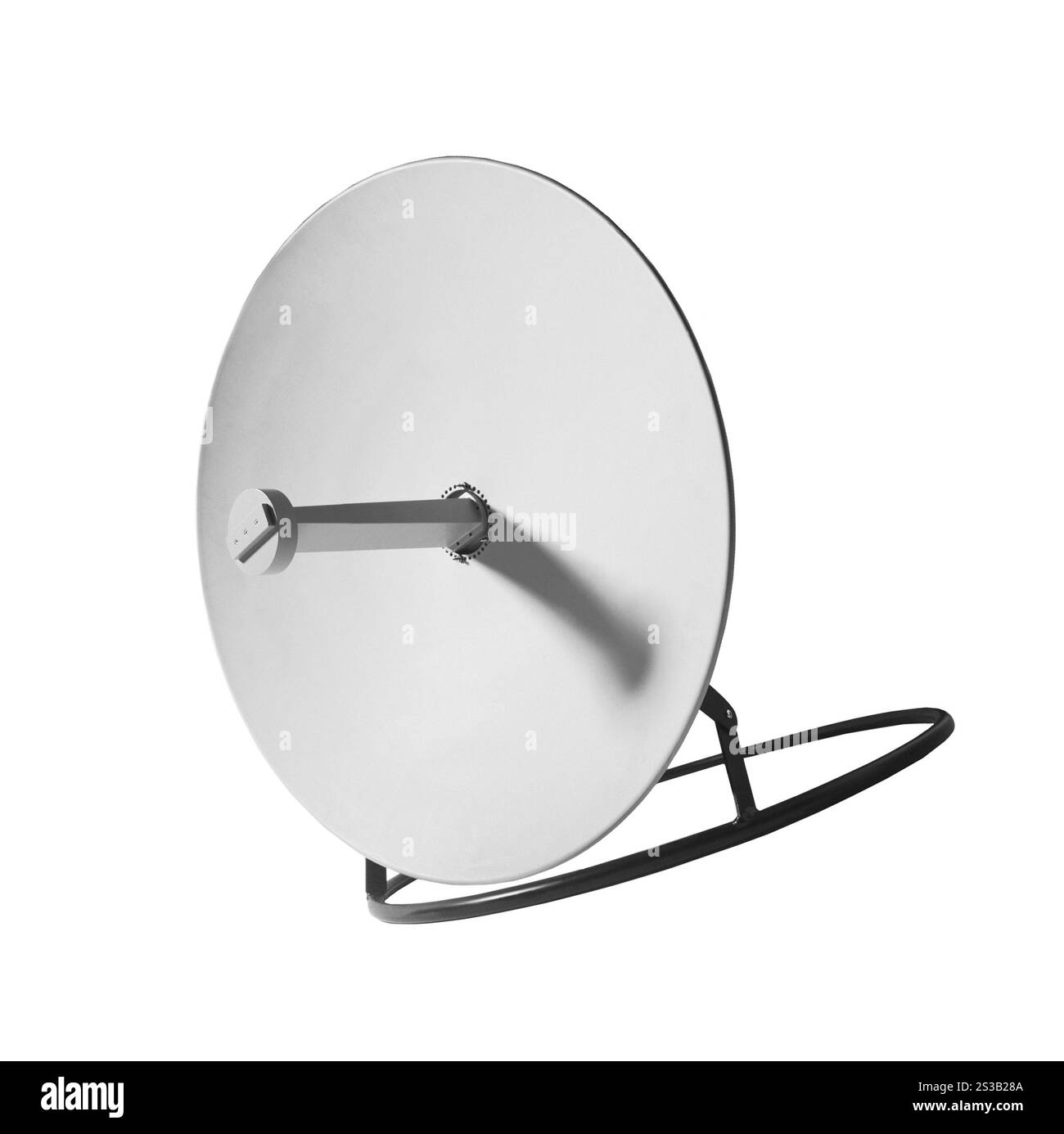 Receiver.Satelite dish isolated on white backgroun. Receiver.Satelite ...