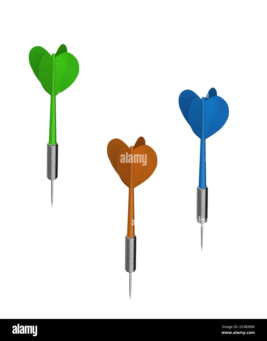 Dart isolated on white background. Darts Stock Photo - Alamy