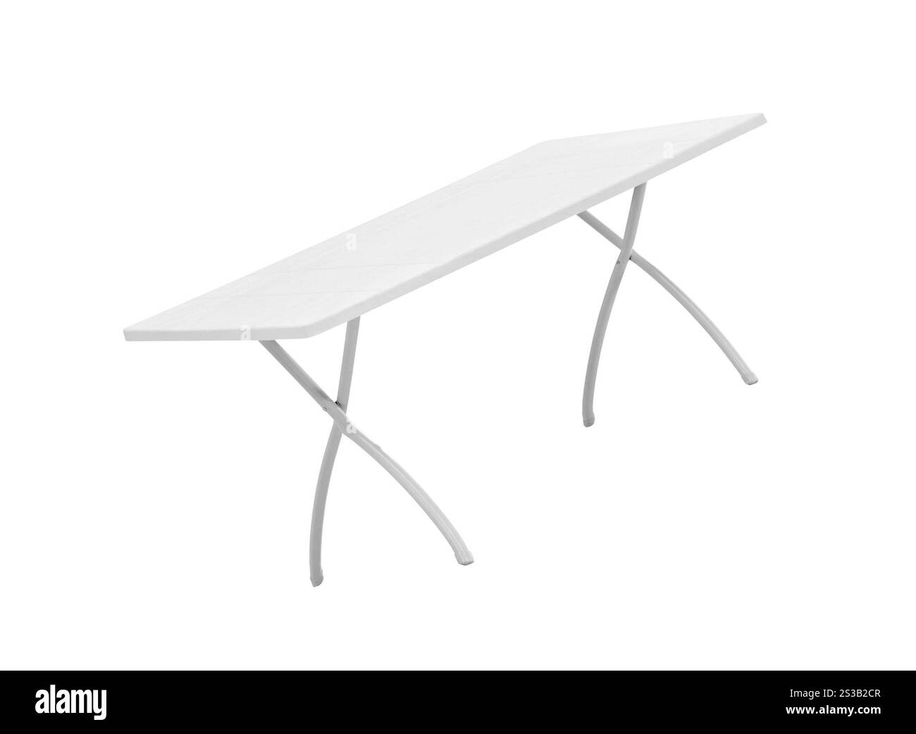 white wood table isolated on white background. white wood table Stock ...