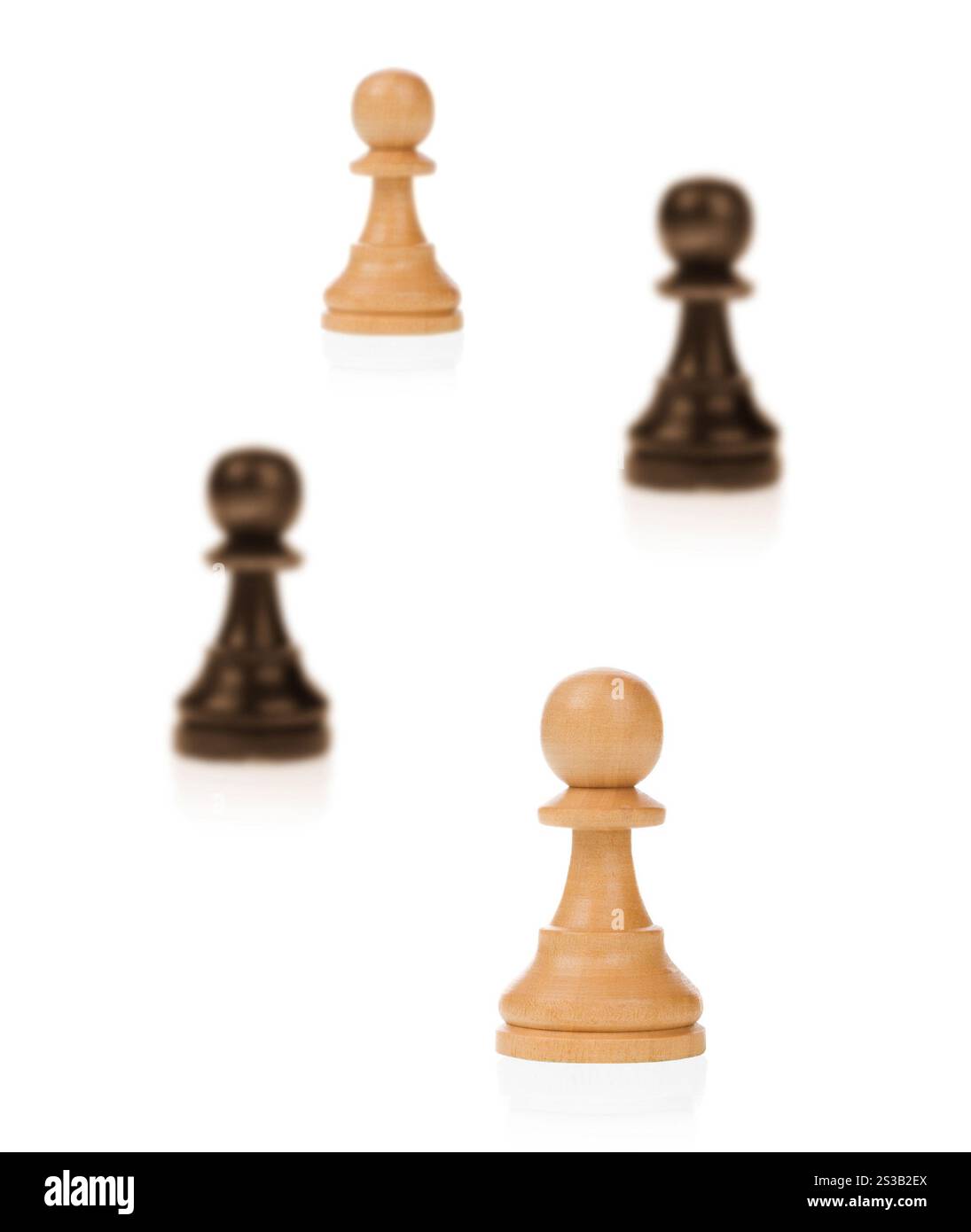 Chess isolated on white background. Chess on a white background Stock ...