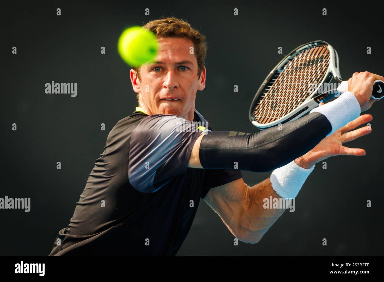 Melbourne, Australia. 09th Jan, 2025. Belgian Kimmer Coppejans pictured ...