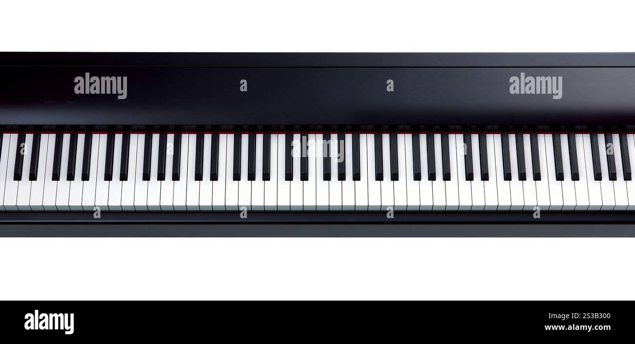 Digital midi keyboard isolated on white. Digital midi keyboard Stock ...