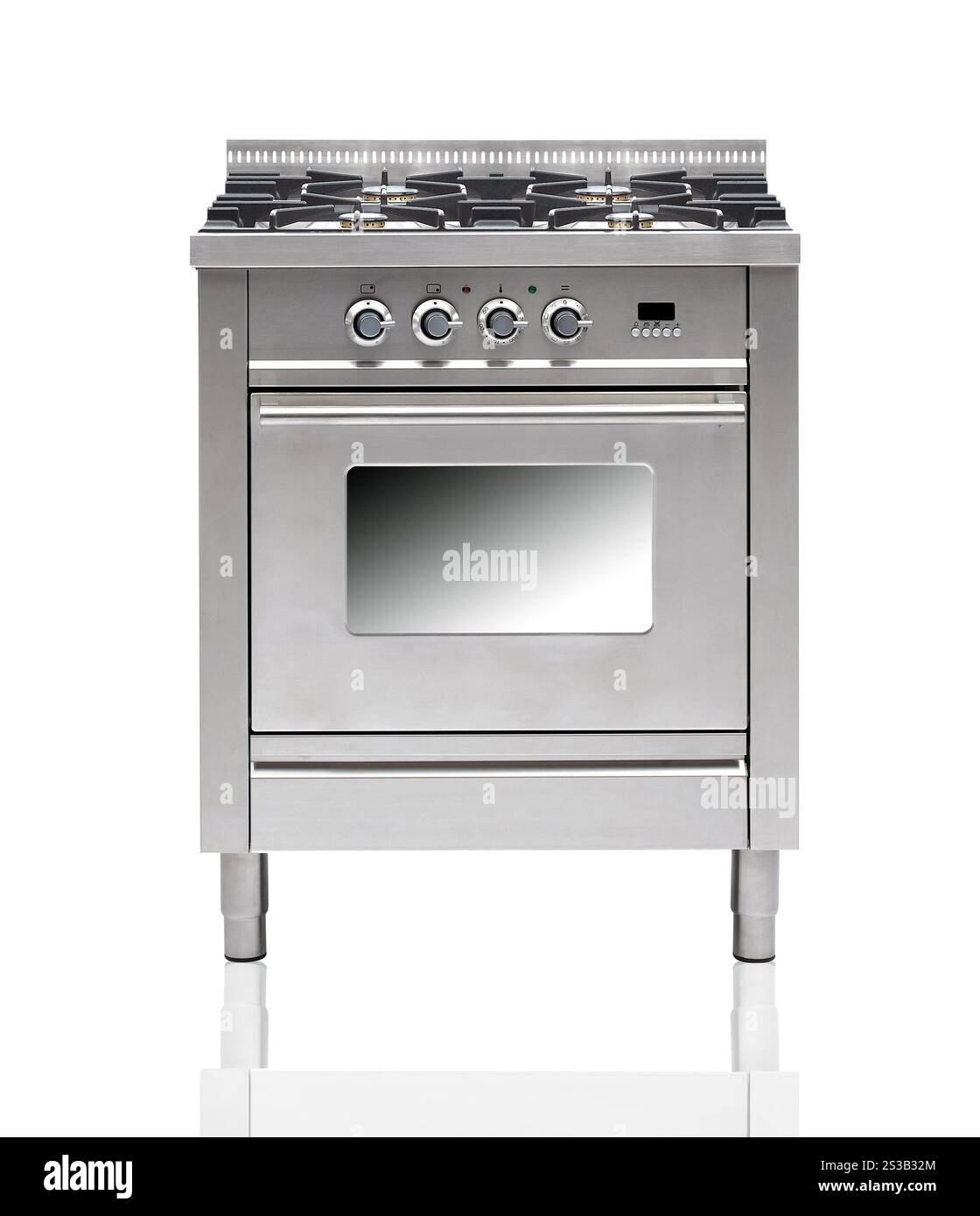 gas cooker over isolated on white background. gas cooker over the white ...