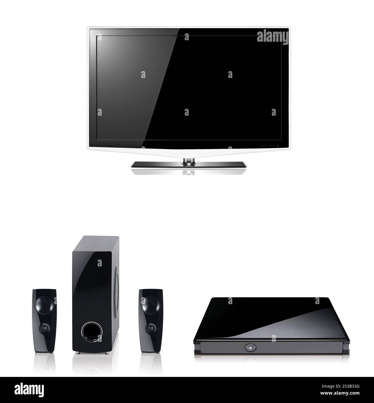 Modern acoustic systems with lcd panel. Modern acoustic systems Stock ...