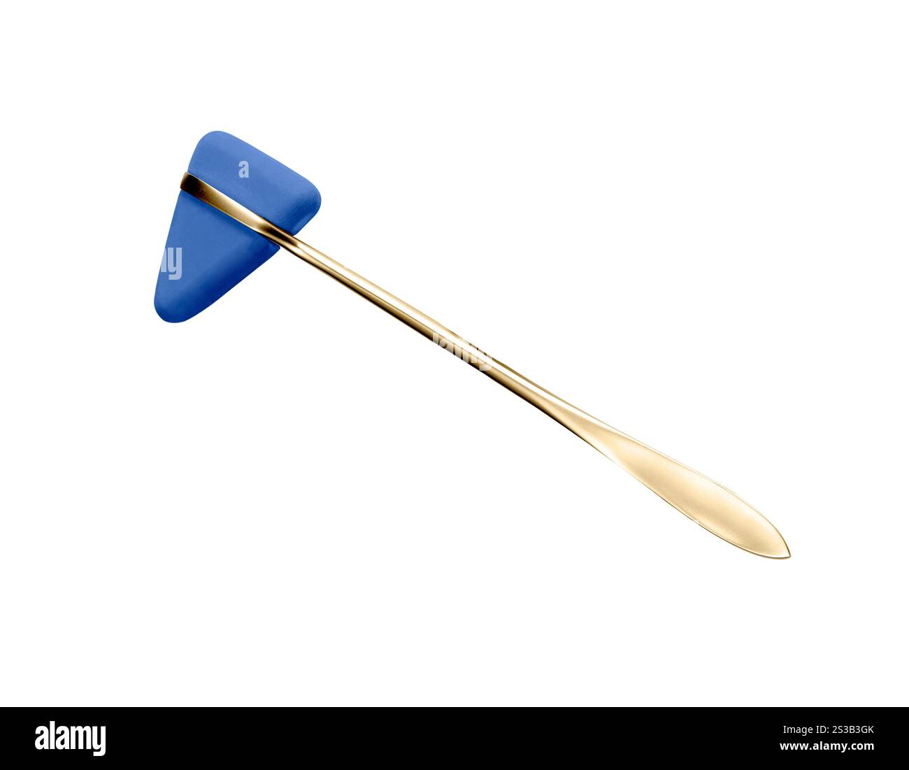 Knee-jerk hammer isolated on white background. Knee-jerk hammer with a ...