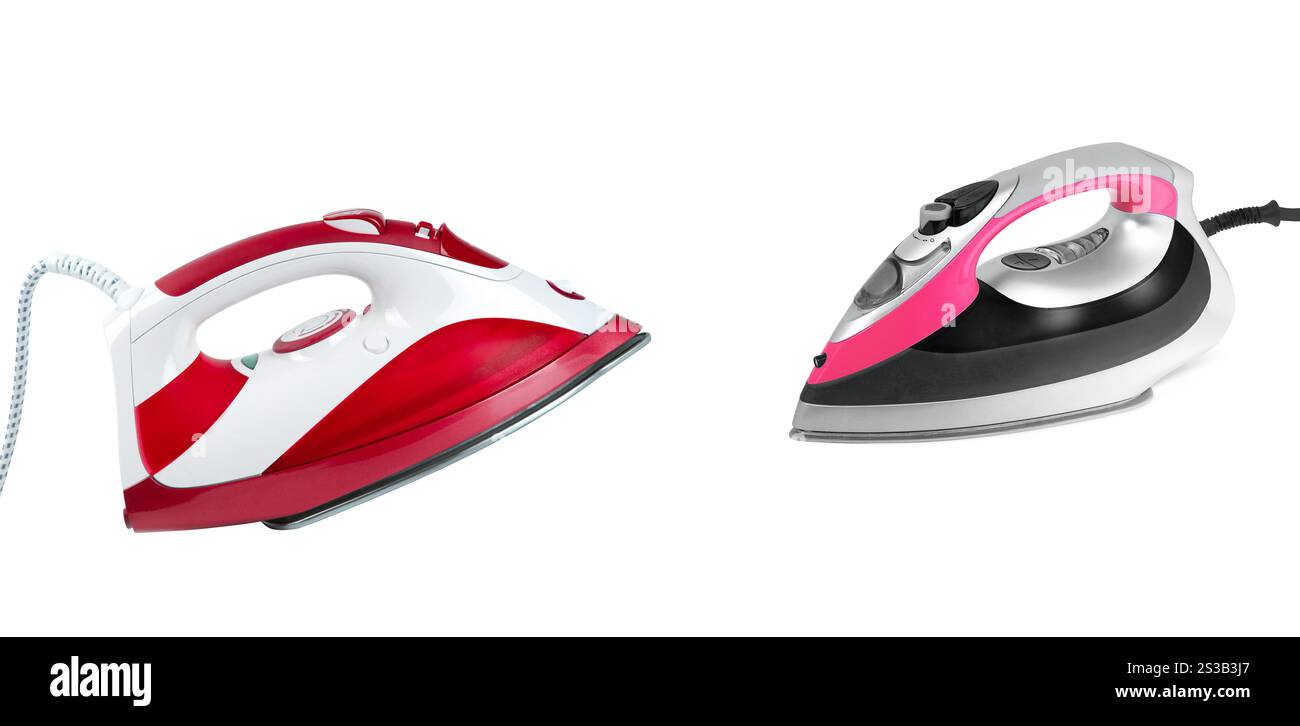 Steam irons. Steam iron Stock Photo - Alamy