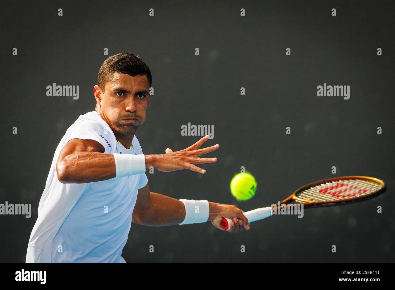 Melbourne, Australia. 09th Jan, 2025. French-Monegasque Valentin ...