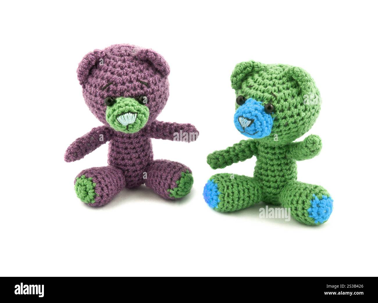 teddy bears on a white background with clipping path Stock Photo - Alamy