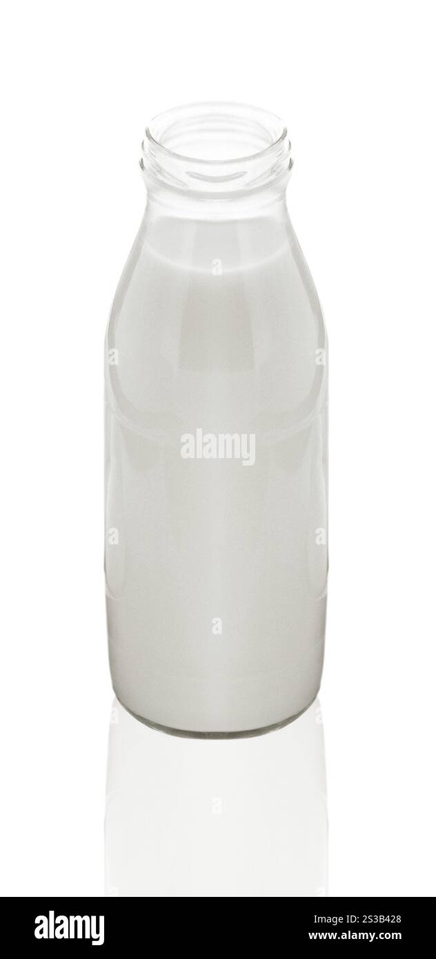 Milk botle isolated on white background. Milk botle isolated on white ...