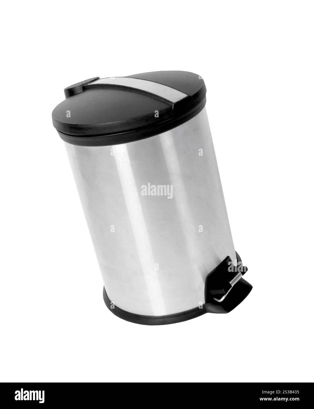 office trash can isolated on white background. office trash can Stock ...