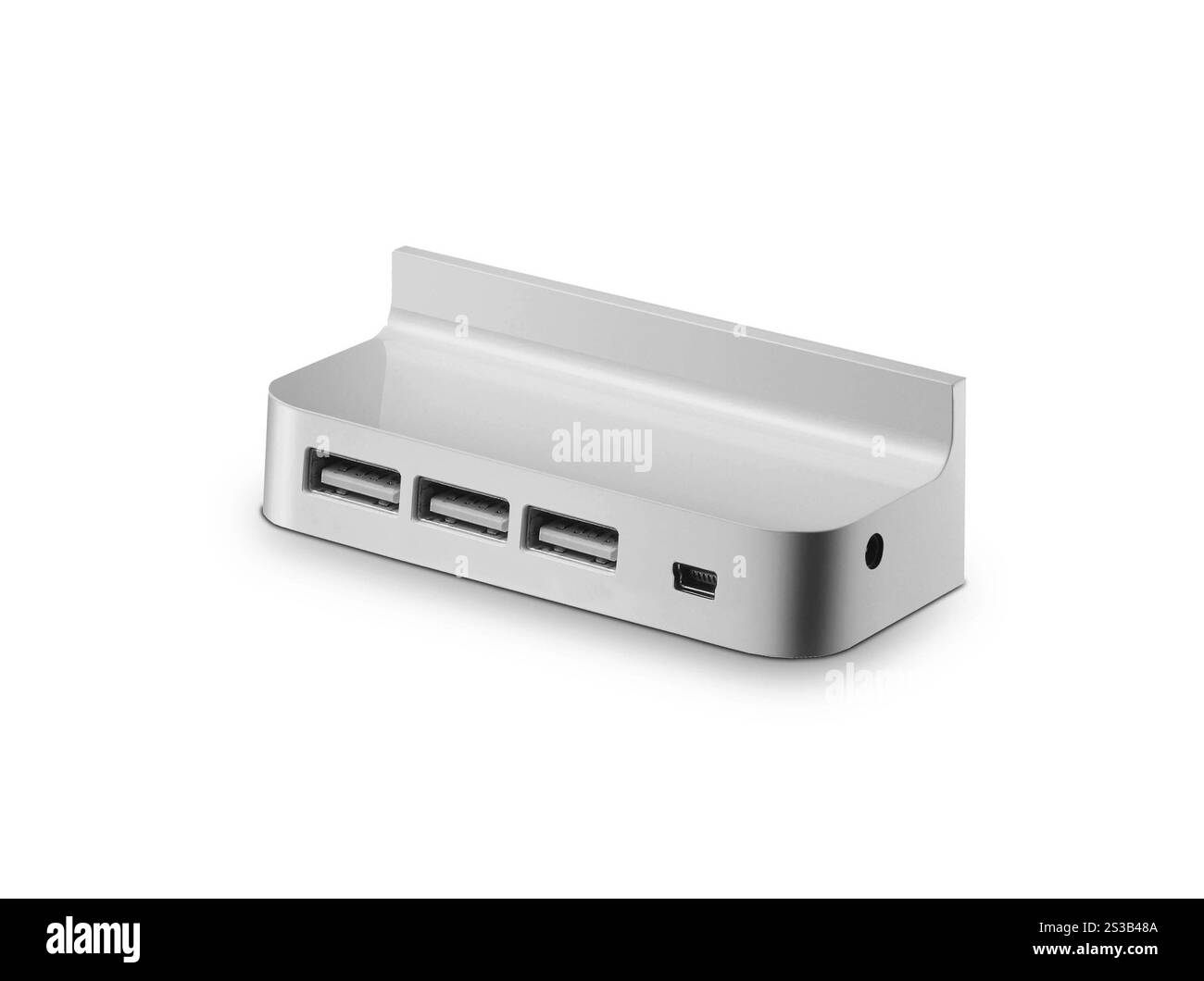 Travel usb hub isolated on white background. Travel usb hub isolated ...