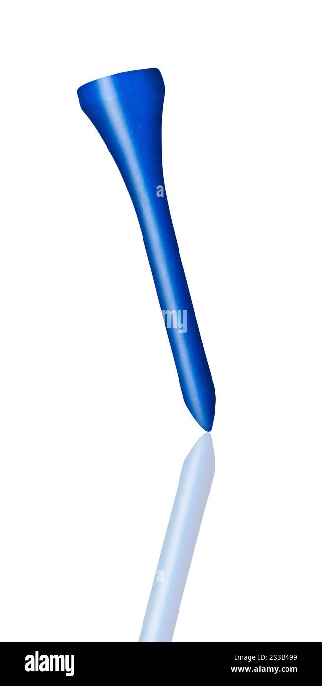 Golf tee isolated on white background Stock Photo - Alamy