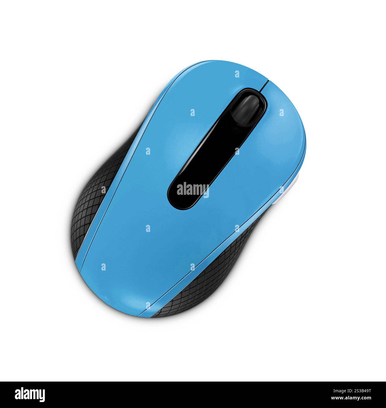 blue computer mouse isolated. pink computer mouse isolated Stock Photo ...