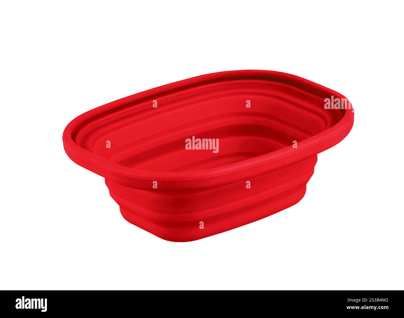 red plastic food container. blue plastic food container Stock Photo - Alamy