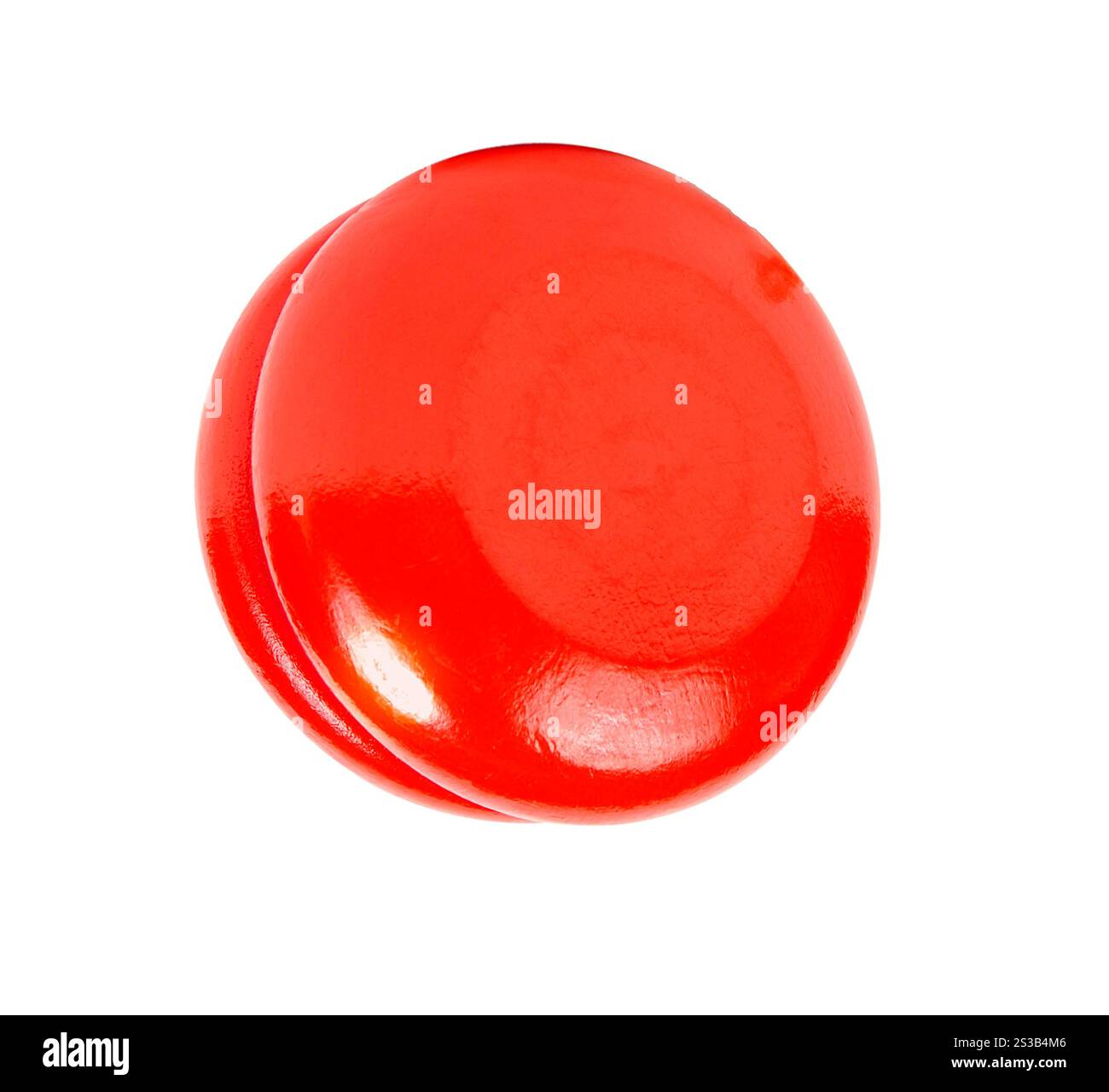 Red yo yo isolated. Yellow yo yo isolated Stock Photo - Alamy