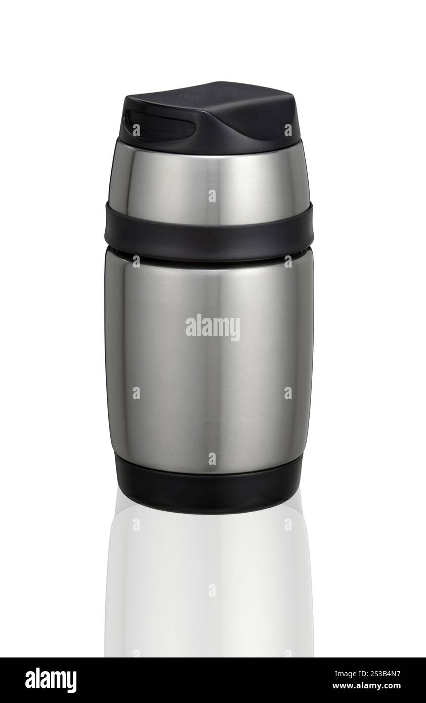 Thermo flask isolated on white background. Thermo flask Stock Photo - Alamy