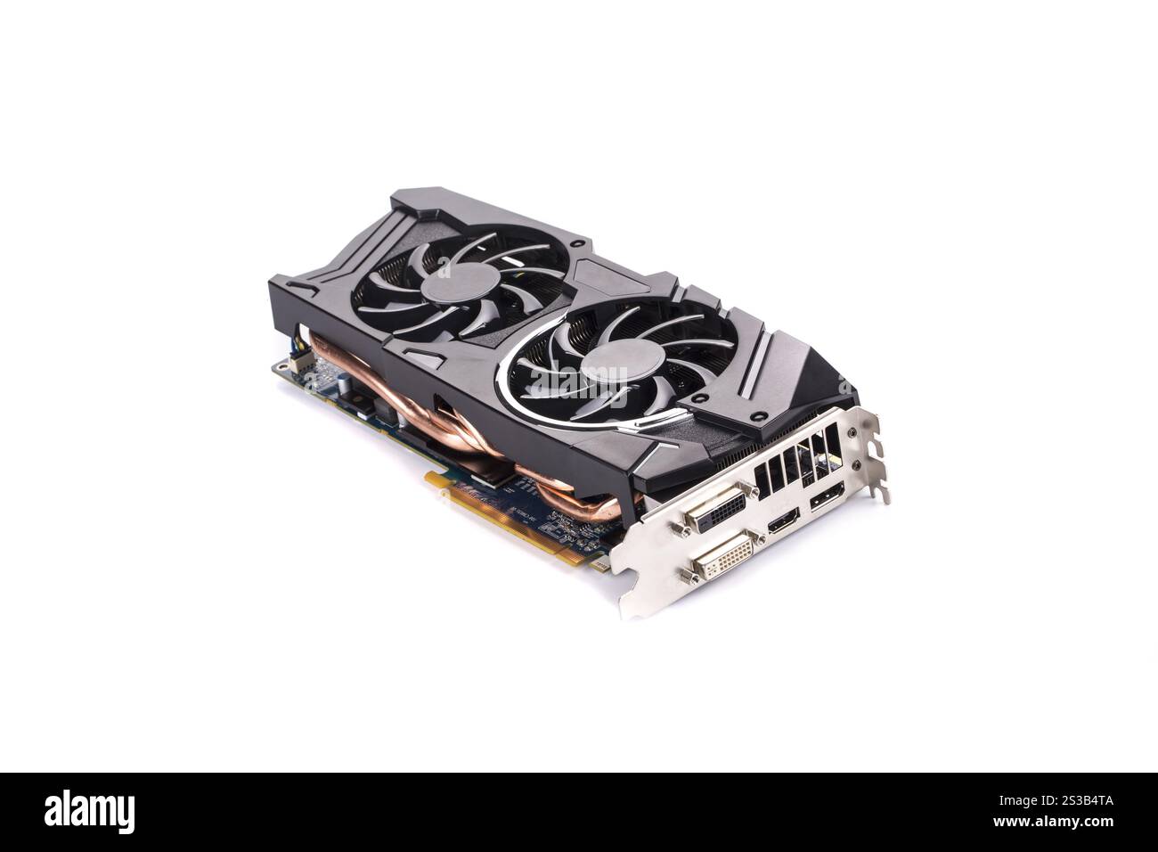 Graphics card isolated on white background. Graphics card isolated ...