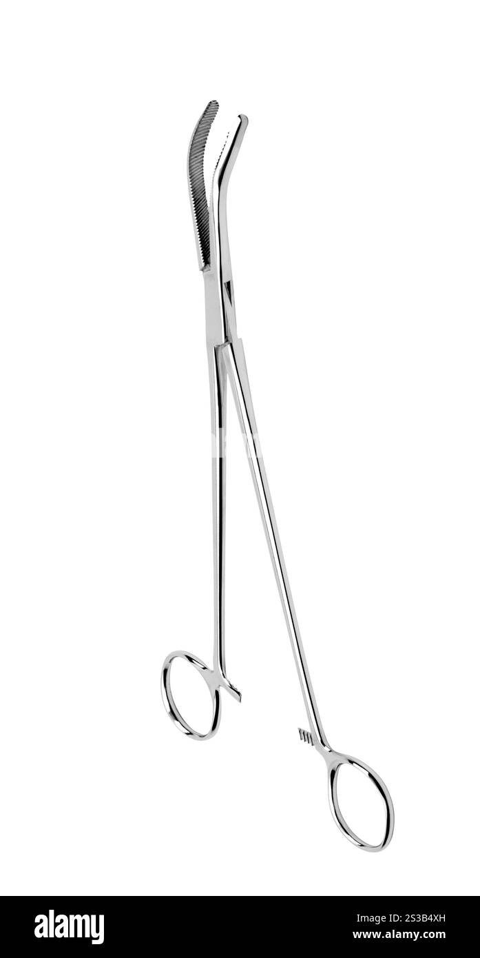 surgical pliers isolated on white background. surgical pliers isolated ...