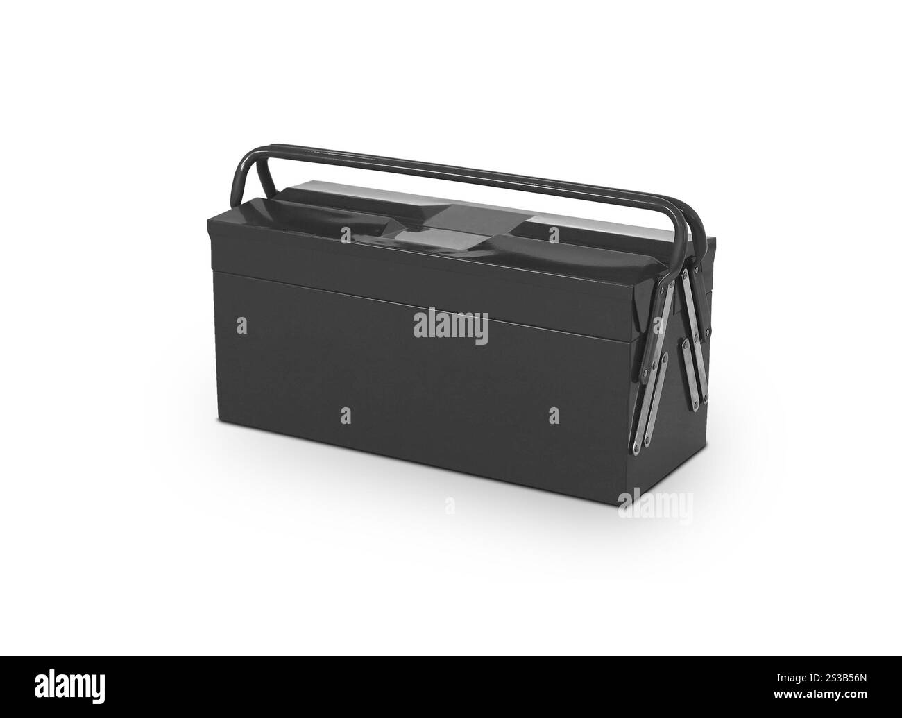 Grey toolbox. Green toolbox Stock Photo - Alamy